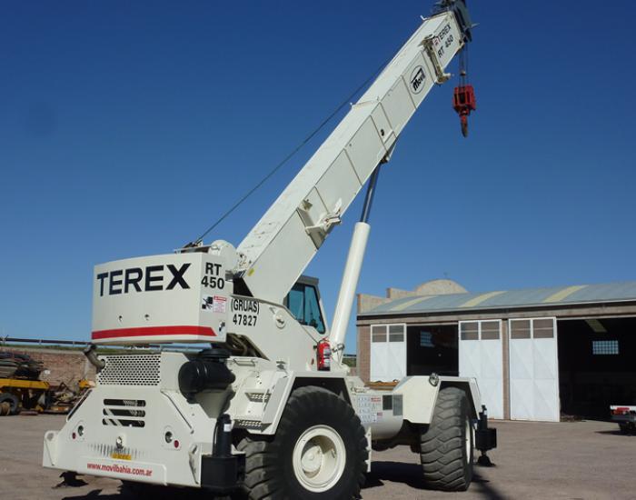 MOVILBAHIA -Grúas de 45 a 80 tn - GRUA TEREX RT 450